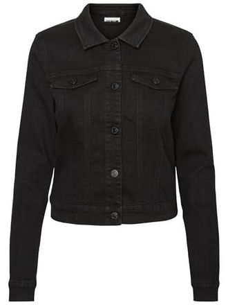 Noisy May Veste En Jean D&eacute;lav&eacute;e Noire Debra Femme Veste en Jean noir XL