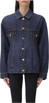 Balenciaga Damen, Jacken, Blau, 4XSGröße