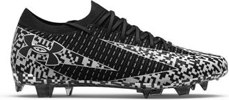 Under Armour Elite 3 Fu&szlig;ballschuhe mit festem Boden f&uuml;r Herren/Damen Unisex (Schwarz/Wei&szlig;)