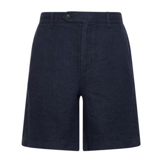 MC2 Saint Barth Linen Herringbone Shorts - - Shorts - Herren - Blau - L