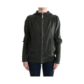 Exte Graue Zip-Up Baumwoll-Hoodie - - Jackets - Damen - Grau - S