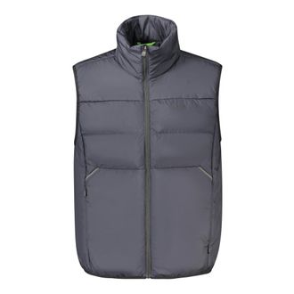 HUGO BOSS OW Urbanex Puffer V - Homme - Vestes - Gris - Taille: XL