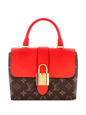 Louis Vuitton Locky Handbag Monogram Canvas with Leather BB satchel - Marron