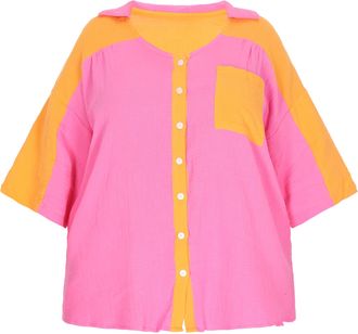 Mymo Bluse in gro&szlig;en Gr&ouml;&szlig;en Frauen rosarot