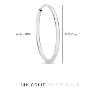 Isabel Bernard Ohrringe - Saint Germain Cerise 14 karat hoop earrings - f&uuml;r Damen