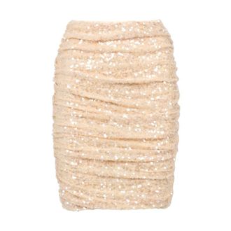 Aniye By Femme, Jupes, Jaune, Taille: 38 FR Jupe Jaune à Paillettes