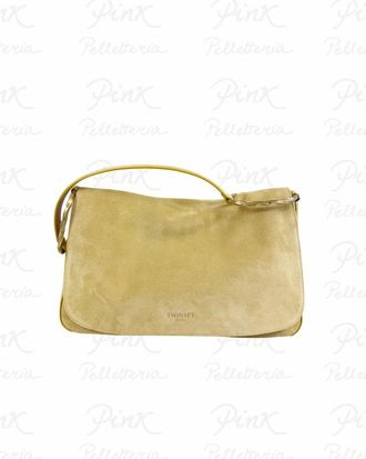 Twinset Femme, Sacs, Jaune, Taille: ONE Size Ellipse Liliana Sac Bandouli&egrave;re en Cuir
