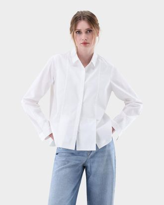 van Laack Boxy cropped Hemdbluse