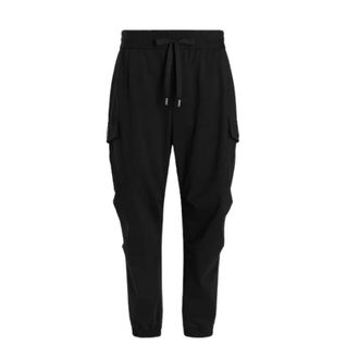Dolce & Gabbana Homme, Pantalons, Noir, Taille: XL Pantalon Cargo en Coton avec &Eacute;tiquette