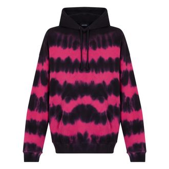 Diesel Tie-dye Effekt Hoodie - - Sweatshirts & Hoodies - Herren - Schwarzk - XL
