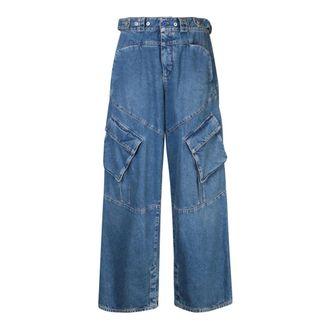 Marcelo Burlon Blaue Cargo-Jeans Aw23 - - Jeans - Herren - Blau - S