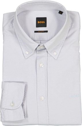 Boss Orange by Hugo Boss BOSS Orange Herren Hemd grau Baumwolle