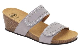 Scholl Damen Michelle 2.0 Sandale, Grey, 38 EU