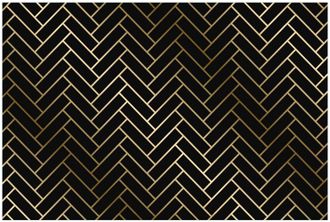 Wallario K&uuml;chenr&uuml;ckwand aus Glas 90 x 60 cm, Motiv: Elegantes Fischgr&auml;tmuster | Spritzschutz abwischbar & pflegeleicht