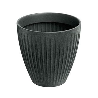 Prosperplast Blumentopf Latia rund MIDL, &Oslash; 40 x 40 cm, Graphit Granit