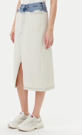 Karl Lagerfeld Jeansrock A2W12014 Écru Regular Fit