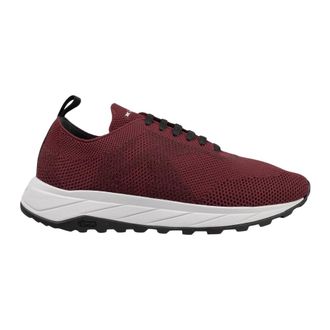 Kiton Homme, Chaussures, Rouge, Taille: 43 EU Baskets Regular Textured 100% Handmade
