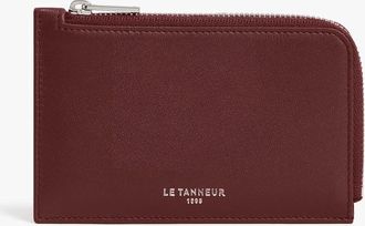 Le Tanneur Porte cartes zipp&eacute; Albertine en cuir lisse