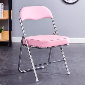 Generic Klappstuhl Camping Leicht Tragbar Platzsparend Klappstühle Gepolstert Klein Küchenhocker mit Lehne für Partys, Hochzeiten, Picknick Büro, Hochzeit(Nat