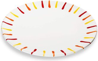 Gmundner Keramik Speiseteller Cup Durchmesser : 28 cm Landlust Geschirr, handgemacht in &Ouml;sterreich