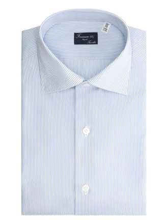 Finamore chemise &agrave; boutonni&egrave;re - Bleu
