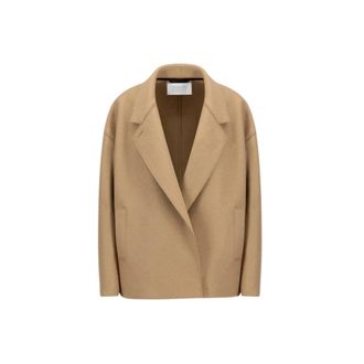 Harris Wharf London Oversized Mantel aus gewalkter Wolle - - Jackets - Damen - Braun - S