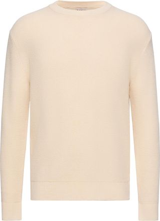 Moncler Moncler Leather Logo Wool Jumper, Men, Yellow, Size: 3xl