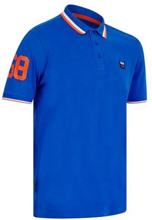Tokyo Laundry Subverse Cotton Pique Polo Shirt in Jet Blue - Tokyo Laundry - L