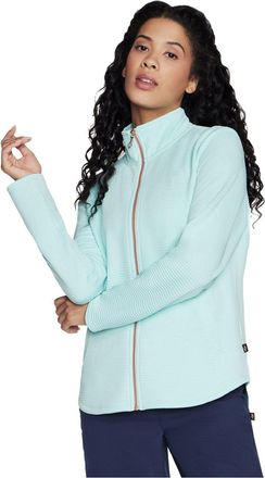 Skechers Performance GOWALK Shine Damenjacke in T&uuml;rkis