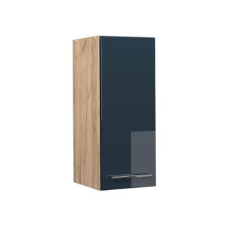 Vicco Hängeschrank Fame-Line, Dunkelblau Hochglanz, 30 cm