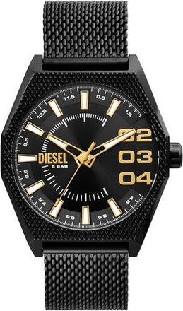Diesel Uhr Scraper DZ2194 Schwarz