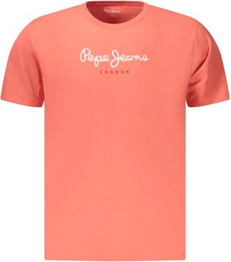 Pepe Jeans London Homme, Tops, Rose, Taille: 2XL Eggo T-Shirt