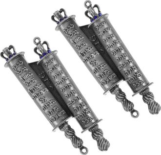 BESPORTBLE Alipis Metall T&uuml;rschild Religi&ouml;ses J&uuml;disches Haus Dekor mit Schriftrolle f&uuml;r Haust&uuml;r und T&uuml;rpfosten Segensornament f&uuml;r Wohnzimmer und Chanukka Geschen