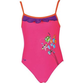 Arena M&auml;dchen Sonnenschutz Badeanzug Rouche