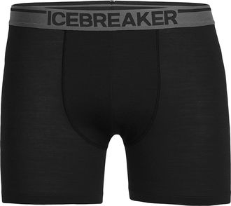 Icebreaker Herren Anatomica Boxershorts - Herren Unterhosen - Merinowolle Unterw&auml;sche - Schwarz, XL