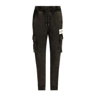Dolce & Gabbana Baumwoll-Sweatpants - - Trousers - Herren - Grau - L