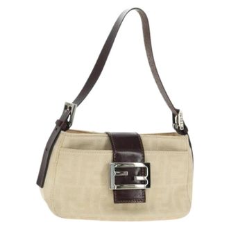 Fendi Pre-owned Zucca Canvas Shoulder Bag - - Pre-owned - Damen - Beige - ONE SIZE