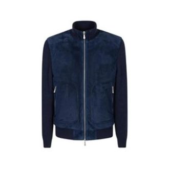 Eleventy Giubbino Collo in Piedi - - Jackets - Herren - Blau - XL