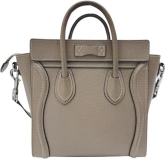 Celine Sac &agrave; main de voyage Pre-owned - Femme - Pre-owned - Gris - Taille: ONE Size