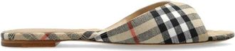Burberry Femme, Chaussures, Beige, Taille: 36 EU Sandales à Motifs