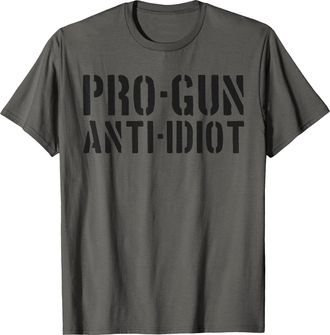 The Salty Veteran Pro-Gun Anti-Idiot T-Shirt