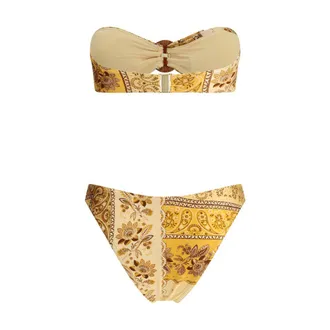 Zimmermann Womens Yellow Lycra Bikini Clothing