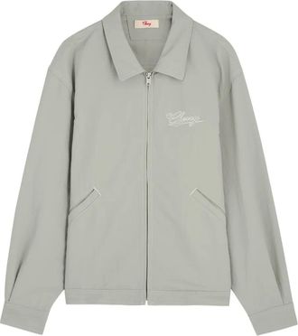 Cherry Los Angeles collared logo jacket - Grau