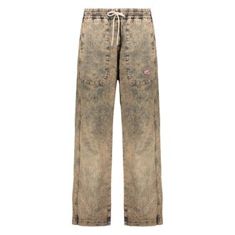 Diesel Homme, Jeans, Brun, Taille: 36 FR Pantalon Jogger en Denim