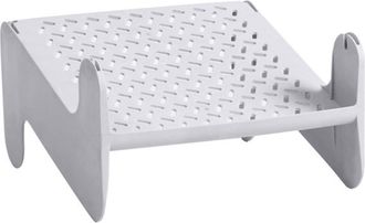 SOLUSTRE Platzsparender Kunststoff Schuhhalter mit Mehrschichtigem Stapelbarem Design Verstellbare Schuhablage f&uuml;r Zuhause und Schlafr&auml;ume Bel&uuml;ftet und Vielsei