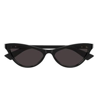 Bottega Veneta Femme, Accessoires, Noir, Taille: 56 MM Lunettes de soleil oeil de chat
