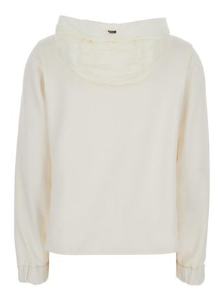Herno Womens Puffer Jacket Hooded White