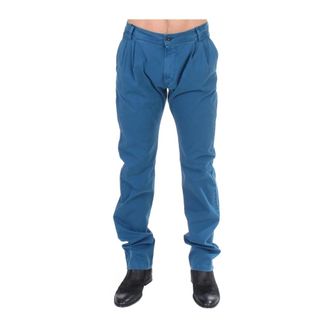 Gianfranco Ferre Elegante Baumwoll-Chinos in Blau - - Trousers - Herren - Blau - L