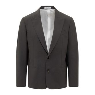 Cellar Door Einreihiger Blazer - - Suits - Herren - Schwarzk - M