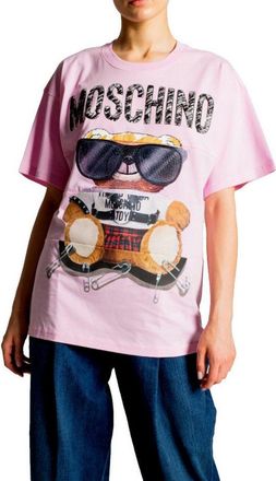 Moschino T-Shirt Couture Teddy Bear Oversize Loose Fit Teddyb&auml;r Top